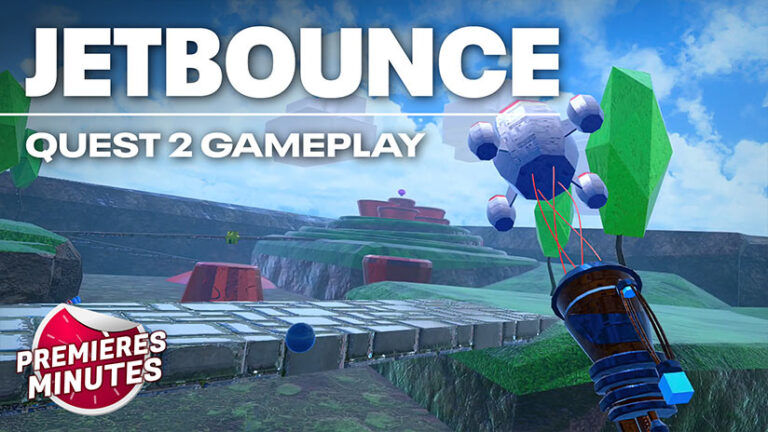 Jetbounce : Gameplay Meta Quest 2 - Un concept original avec plein de rebonds